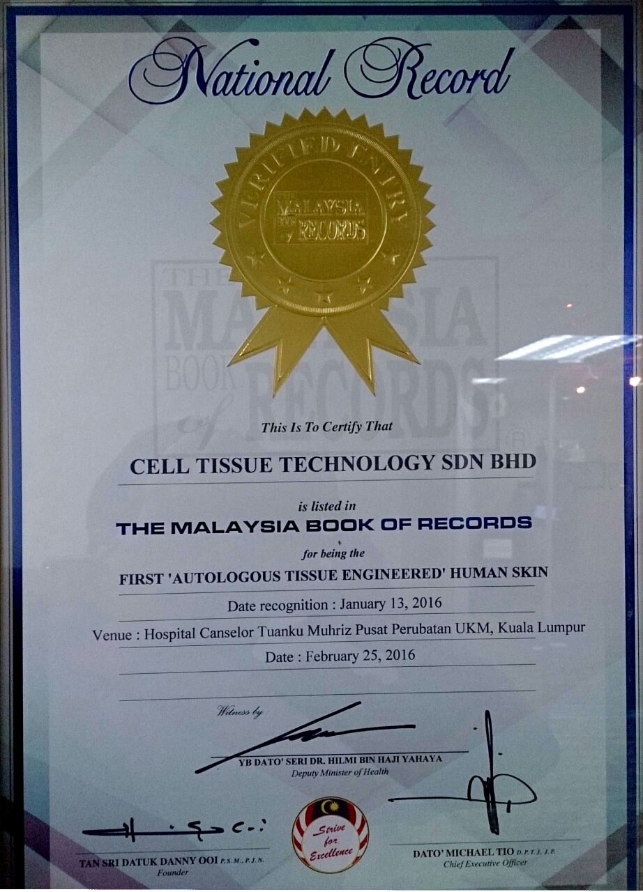 AWARDS & RECOGNITION - Cell Tissue Technology